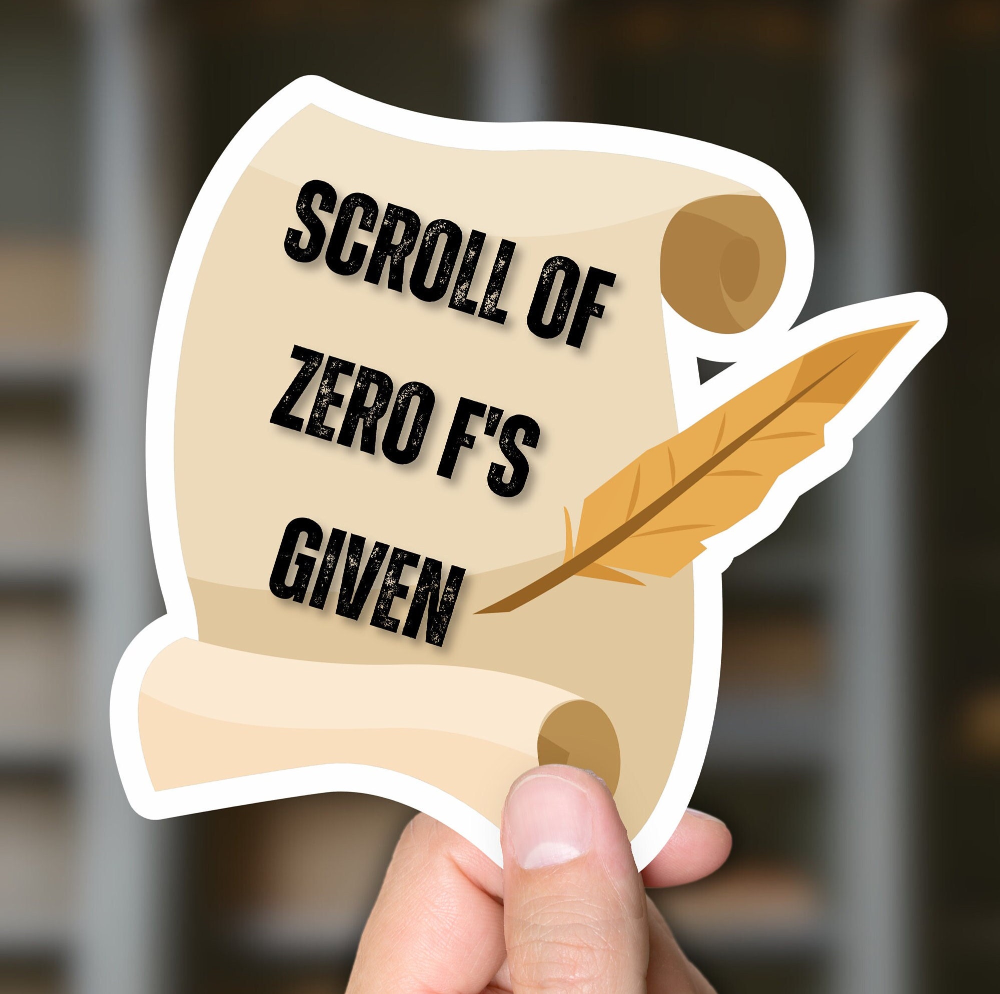 D&D Sticker, DND, Dungeons and Dragons Stickers, Spell Scroll, Geeky ...