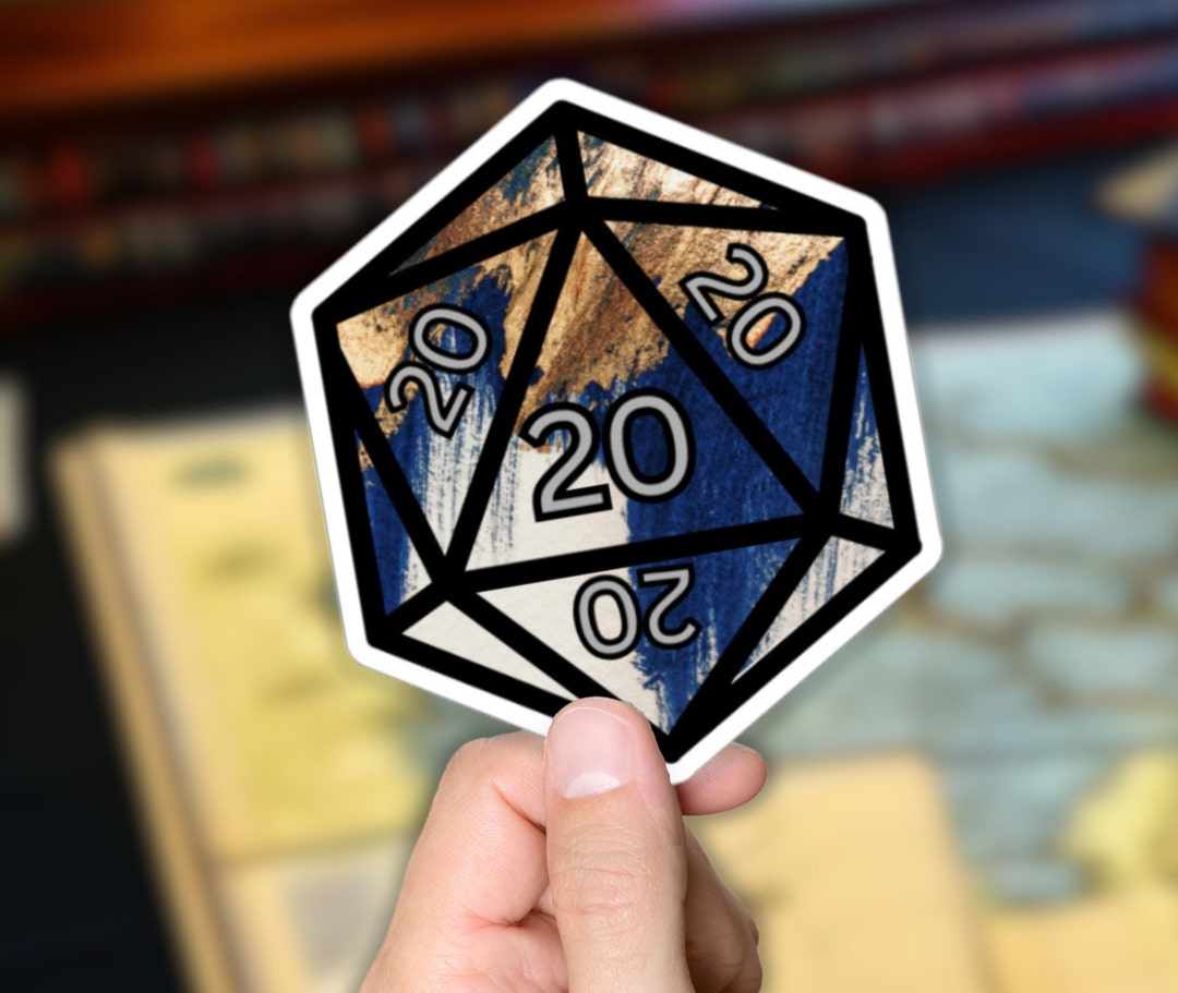 Dungeons and Dragons Sticker, D20 Sticker, D&D Stickers, Coming up All ...