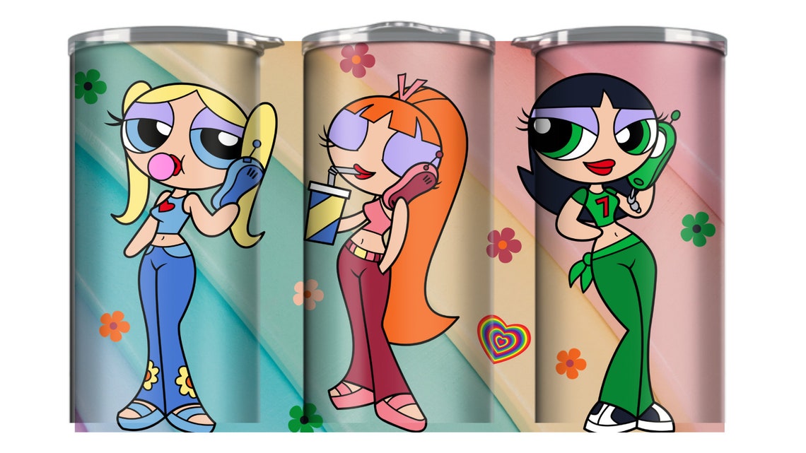 Tumbler Templates, Super Powerful Girls 12-20 Ounces - Etsy