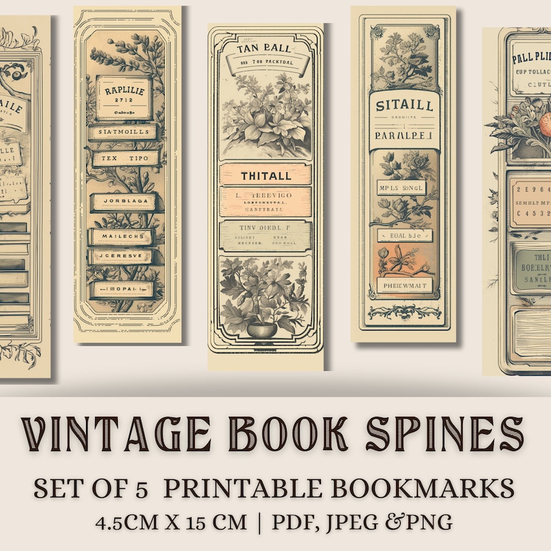 Vintage Bookmark - Etsy