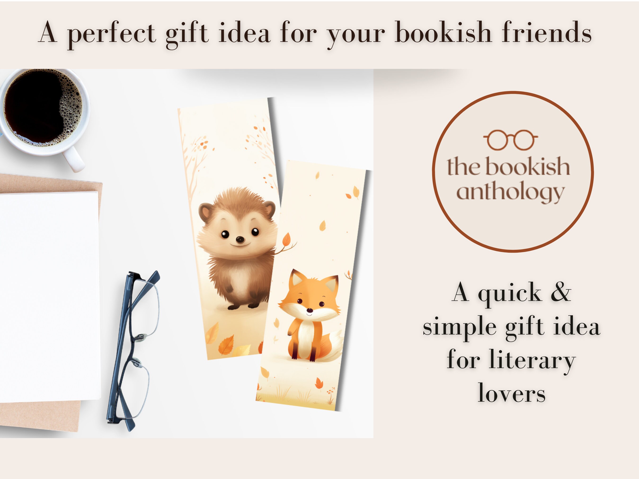 5 Cute Animals Printable Bookmark | Bookmark Printable for Animal ...