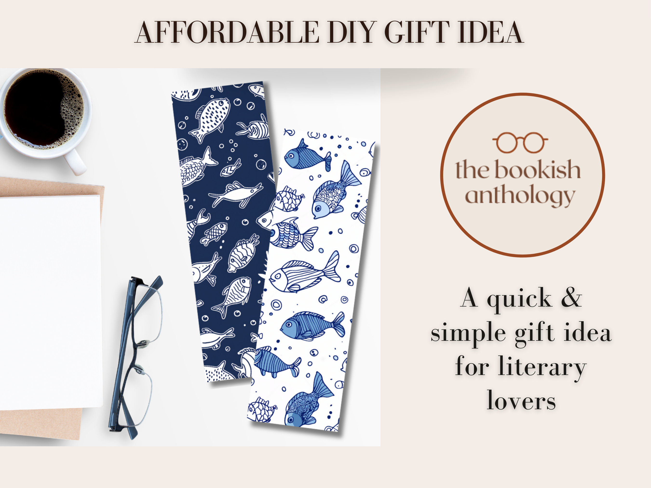 10 Fish Printable Bookmarks | Sea Creature Bookmark | Pattern Bookmark ...