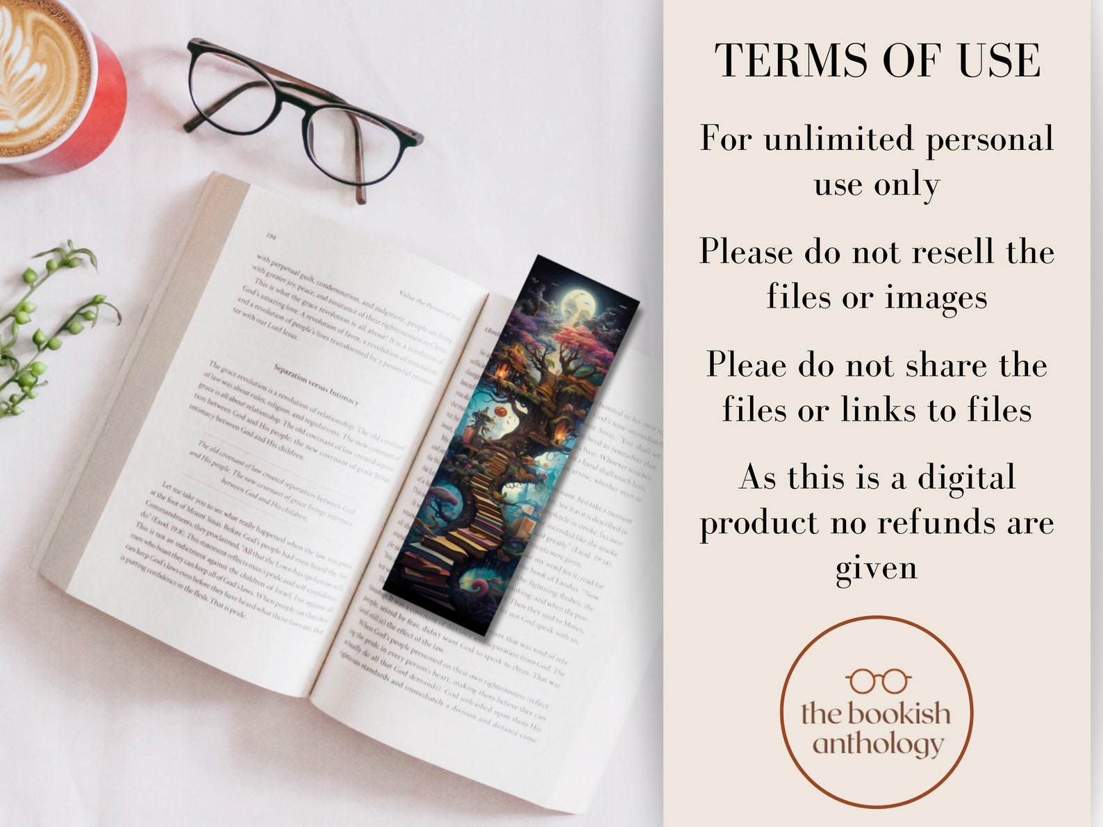Set of 5 Fantasy World Printable Bookmarks Printable Fantasy Bookmark ...