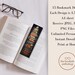 Academia Printable Bookshelf Bookmark Book Stack Bookmark Bookmark for ...