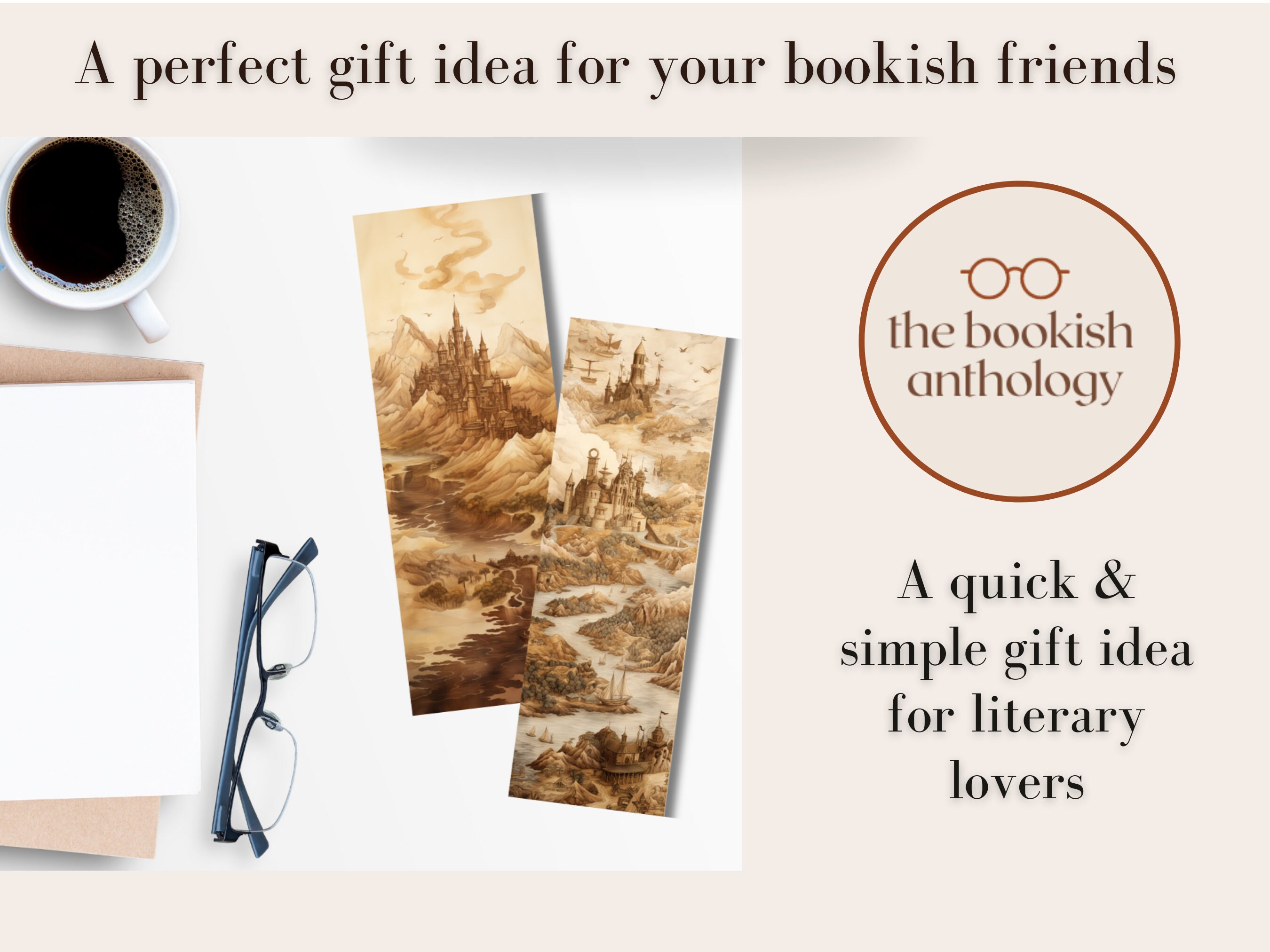 5 Vintage Fantasy Map Printable Bookmarks Vintage Aesthetic Fantasy ...