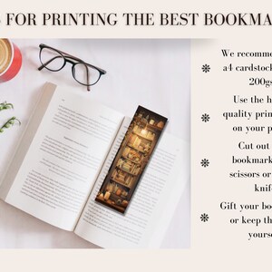 10 Cosy Bookshelf Bookmarks | Printable Bookshelf Bookmark | Reader ...