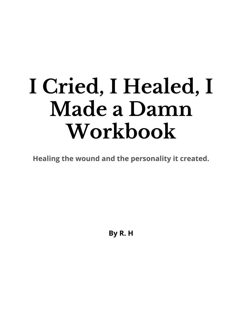 Self-healing Workbook | Printable | Inner Child & Shadow Work - Etsy