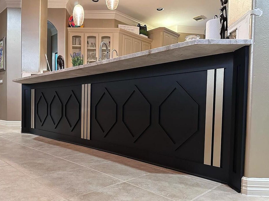 Custom Size Kitchen Island Accent Wall Panels, Ready to Install ...