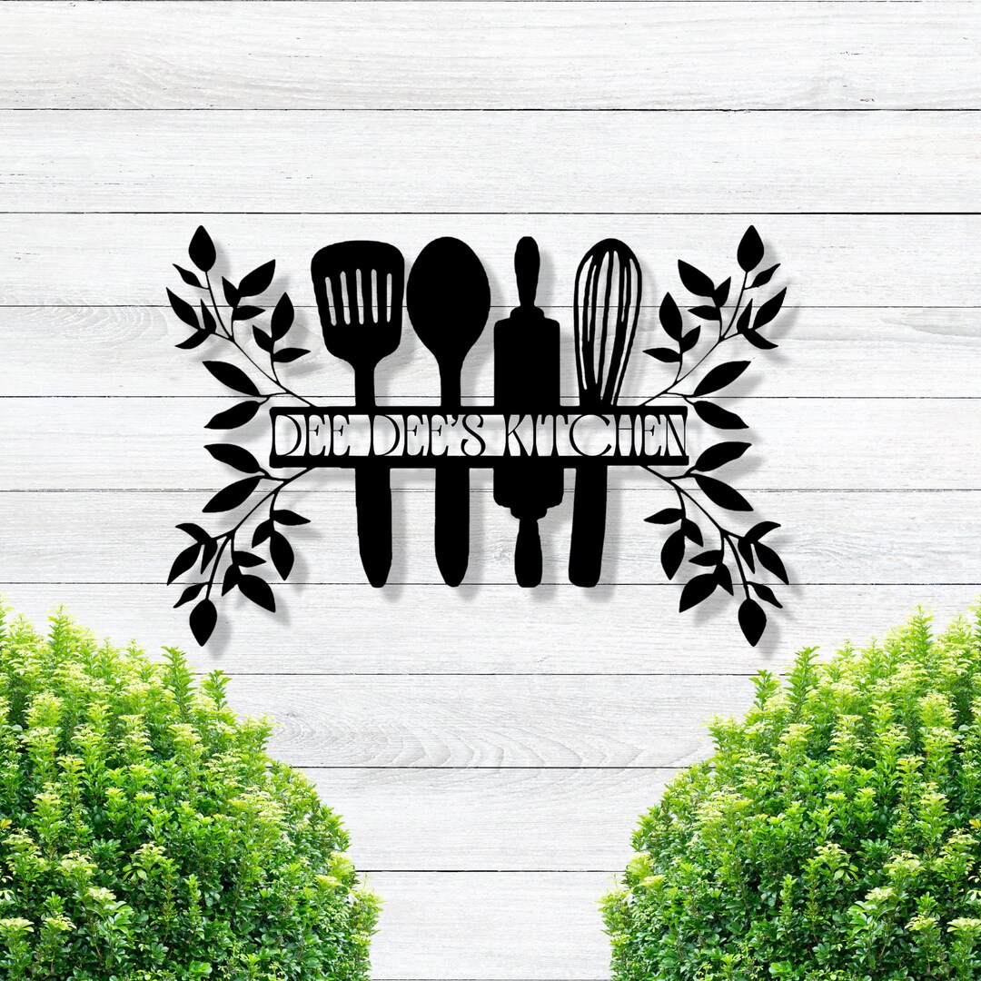 Custom Metal Sign for Kitchen / Kitchen Metal Sign / Personalized ...