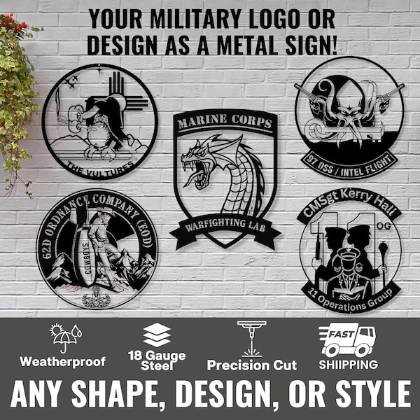 Military Metal Art - Etsy