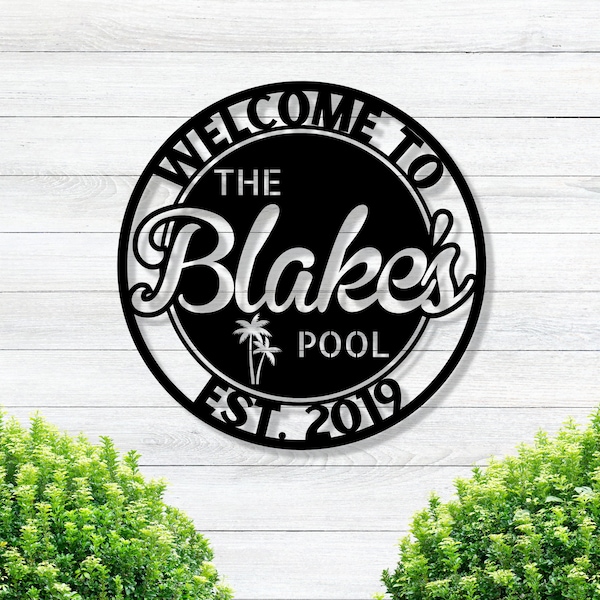 Pool Signs Metal - Etsy