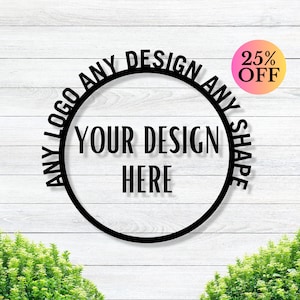 Custom Sign / Your Custom Text Metal Sign / Your Logo Here Sign / Metal ...