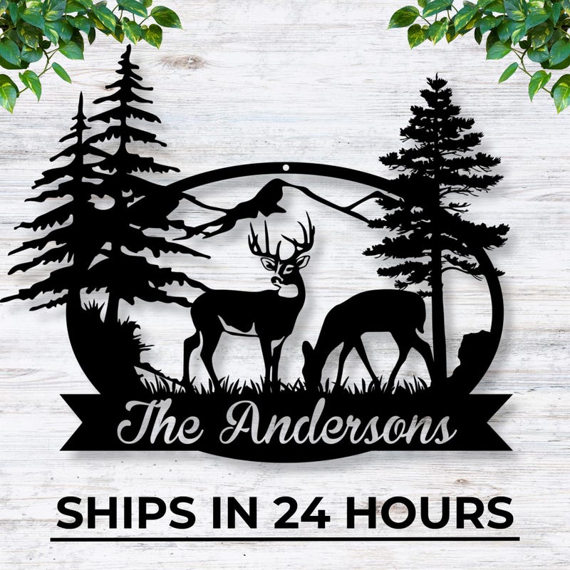 Deer Sign - Etsy