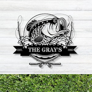 Personalized Camp Sign / Camp Sign / Camp Decor / Crappie Sign / Custom ...
