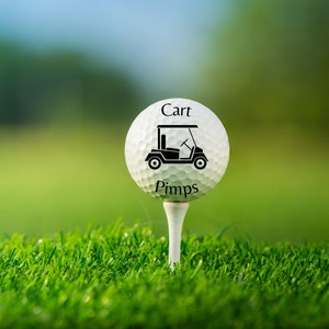 Cart Pimps Golf Balls, Personalized Golf Balls, Golf Ball Gift, Fathers ...