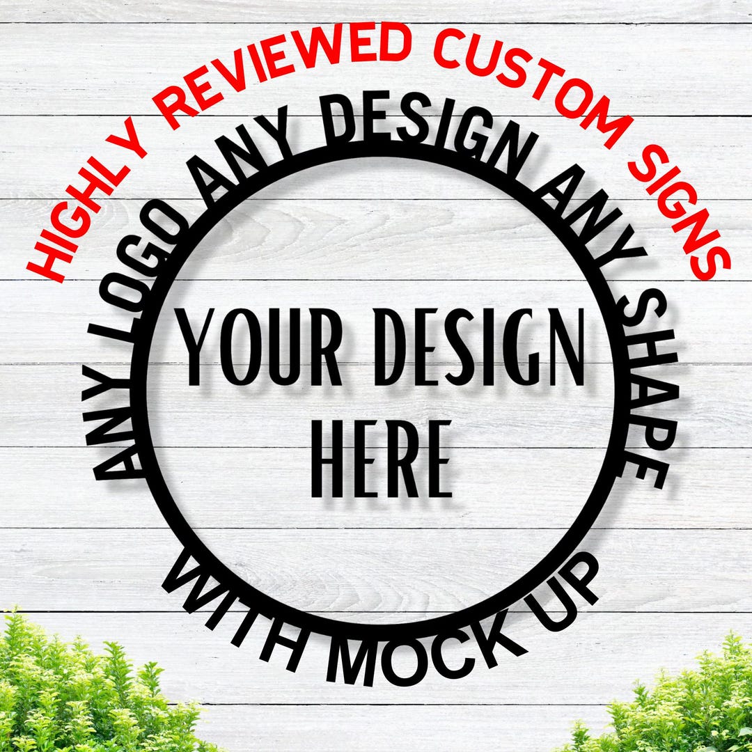 Custom Metal Sign With Logo, Personalized Outdoor Sign, Custom Bar Sign ...