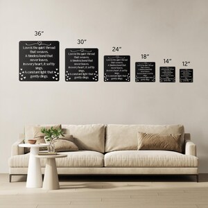 Metal Poem Sign / Custom Metal Sign / Your Poem Here Sign / Custom Poem ...