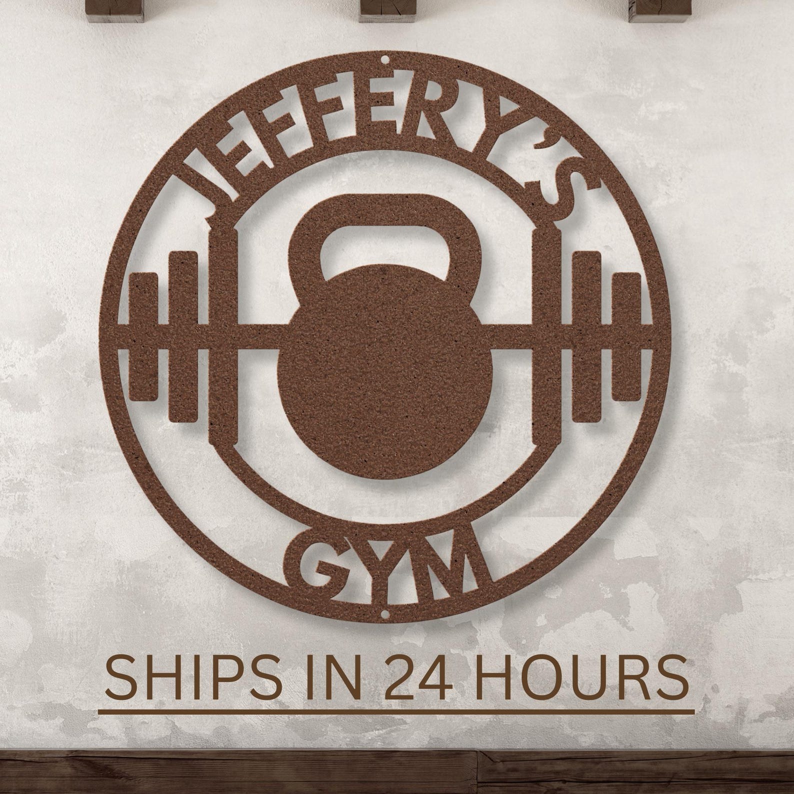 Personalized Home Gym Signs for Workout Room / Personalized Metal Sign ...