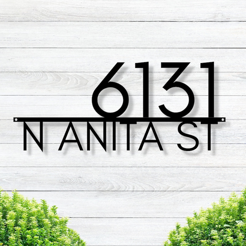 Metal House Numbers - Etsy