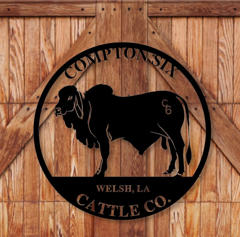 Cattle Company Sign Cow Sign Barn Sign Metal Sign Metal - Etsy