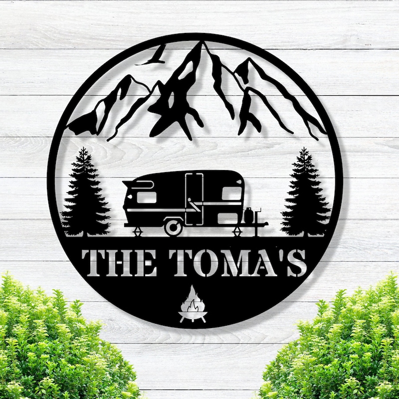 Camper Signs Personalized - Etsy