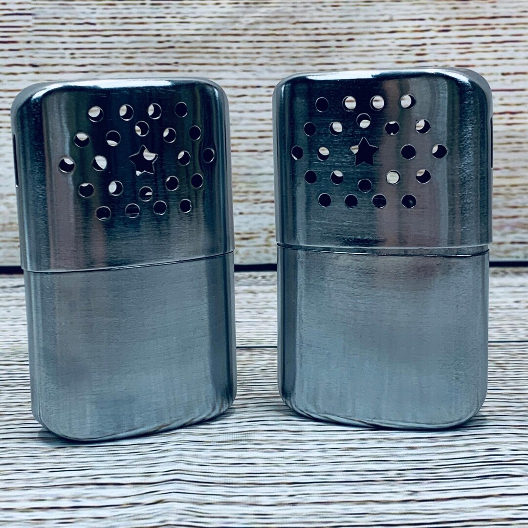 Vintage Hand Warmer Pocket Warmers Metal Made in Hong Kong Camping ...