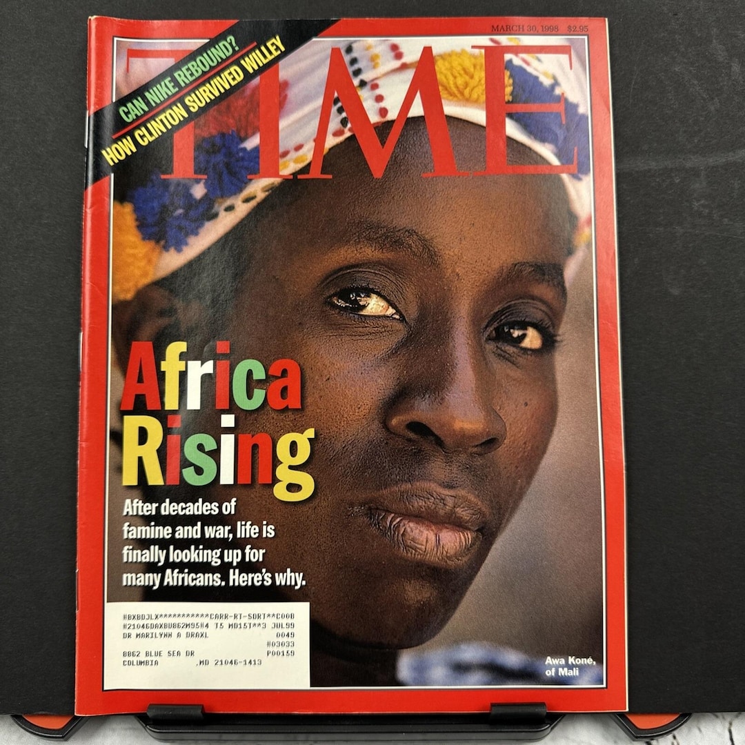 Time Magazine [march 30, 1998] Africa Rising - Etsy