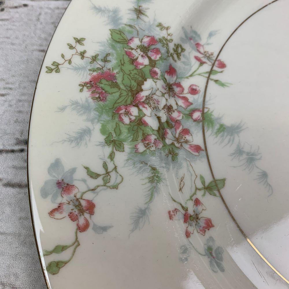 Theodore Haviland Apple Blossom Pattern Dinner Plate Floral China Made ...