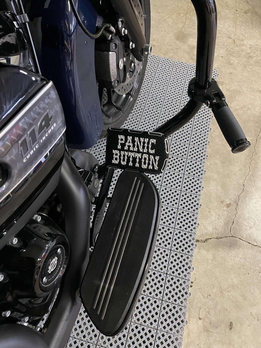 Harley Custom Touring Brake Pedal Panic Button Design - Etsy