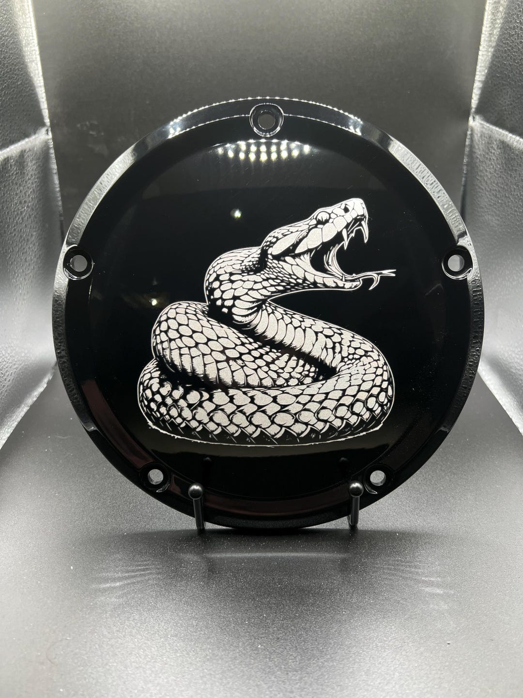 Harley Custom Derby Cover Snake Design - Etsy