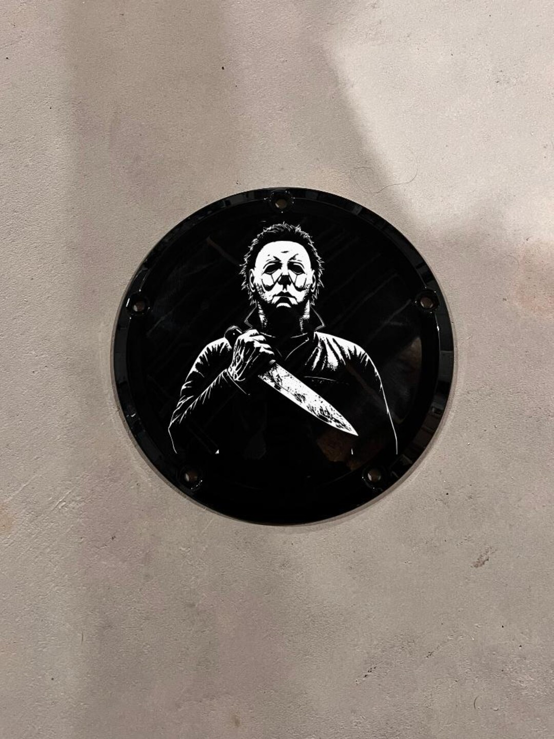 Harley Custom Derby Michael Myers Design - Etsy