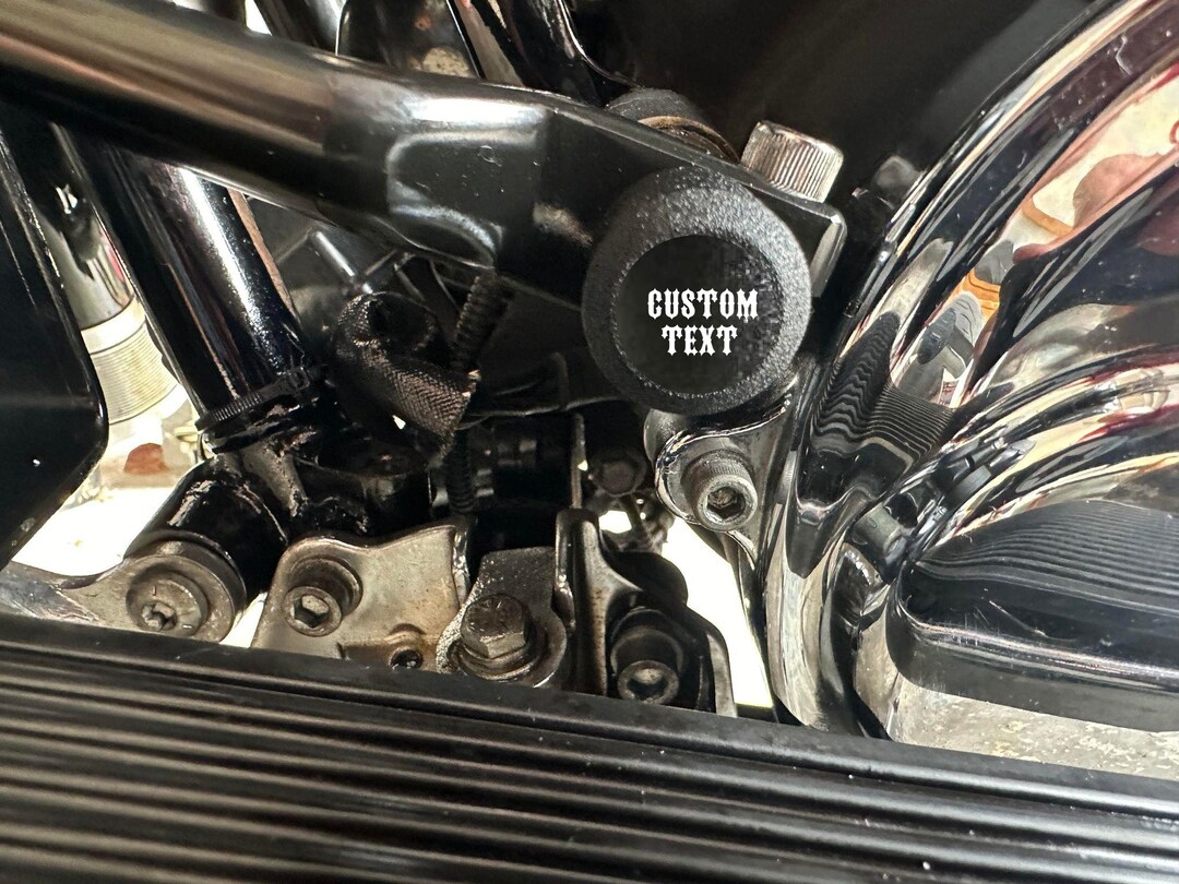 Harley Custom Heel Shifter Eliminator Cap With Anything You Want on It ...