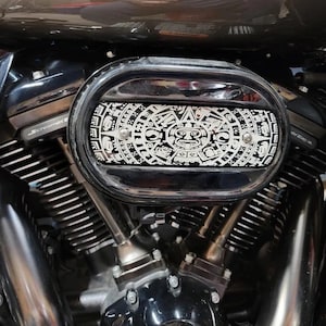 Harley Custom Air Cleaner Insert Cover 114/117 Pick Which Design You ...