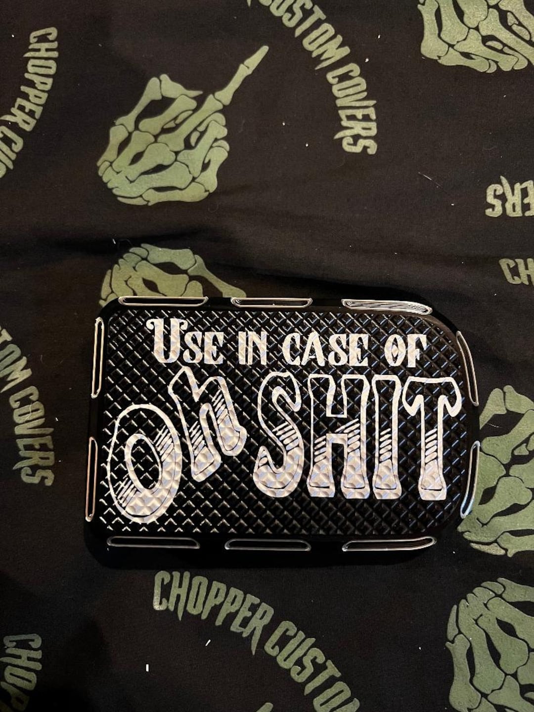 Harley Custom Touring Brake Pedal OH SHIT Design - Etsy