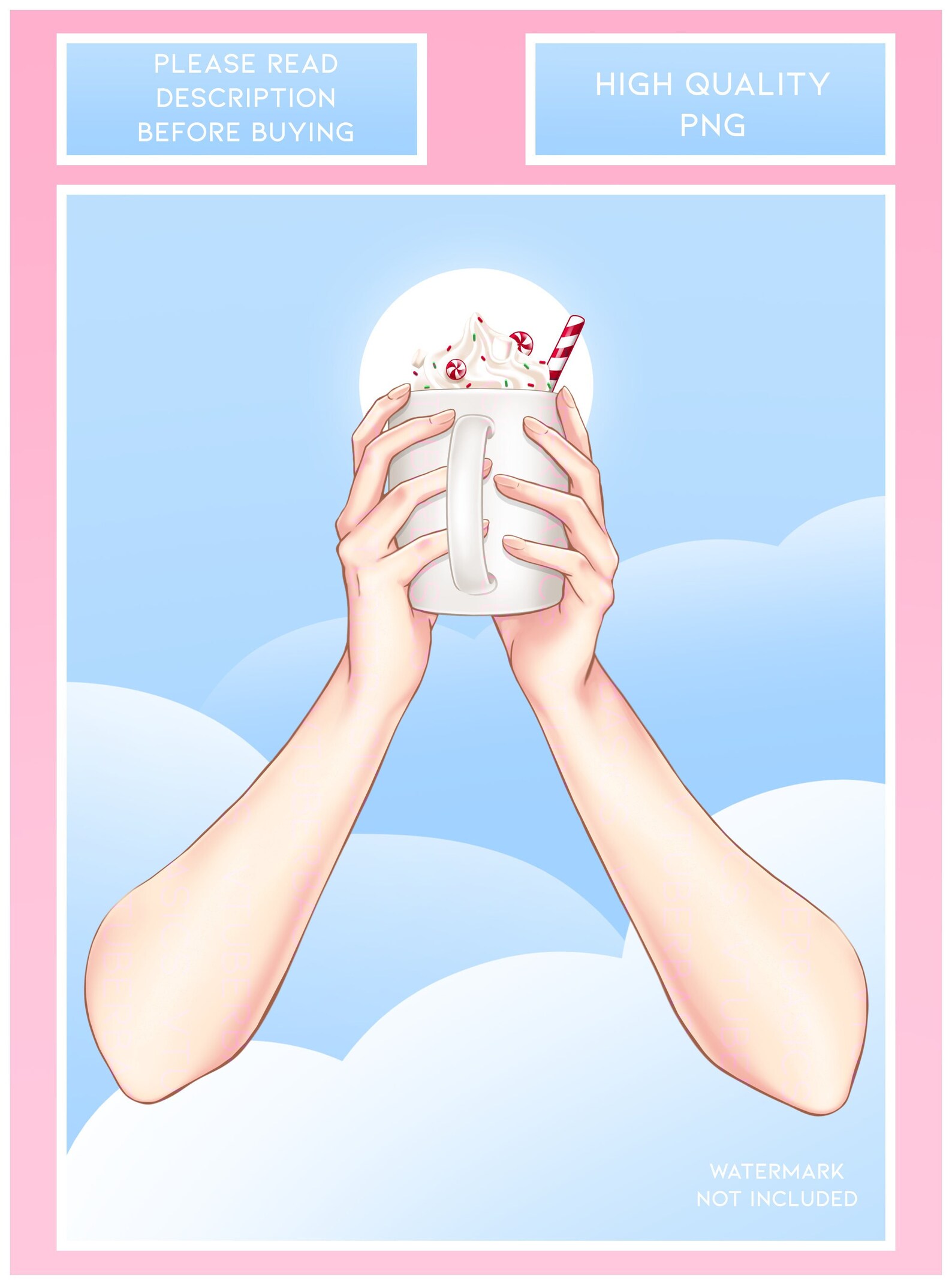 Cup of Cheer Vtuber Twitch Youtube Prop Asset - Etsy