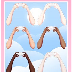 Gaming Controllers - Black - Pink - White - Vtuber | Twitch | Youtube ...