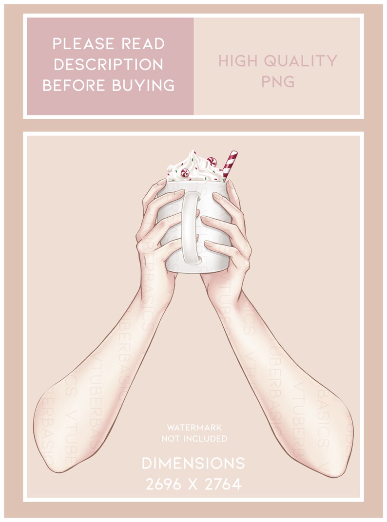 Cup of Cheer Vtuber Twitch Youtube Prop Asset - Etsy