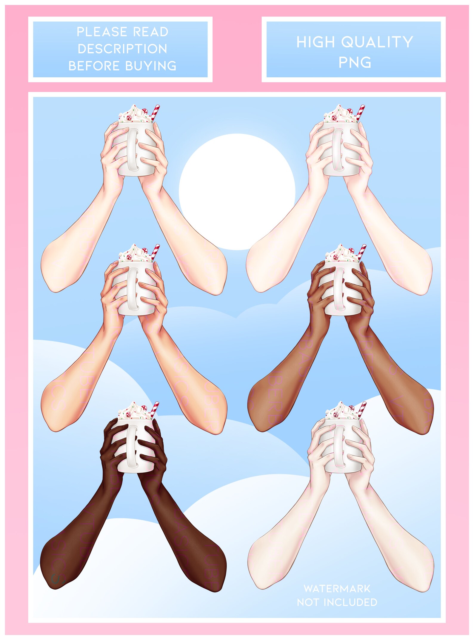 Cup of Cheer - Vtuber | Twitch | Youtube | Prop | Asset | Hands ...