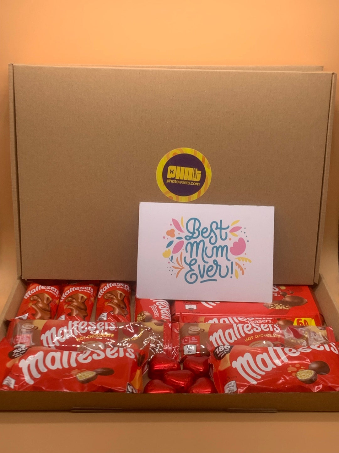 MALTESERS CHOCOLATE Mother's Day Gift Box Best Mum Ever Teaser Bars ...
