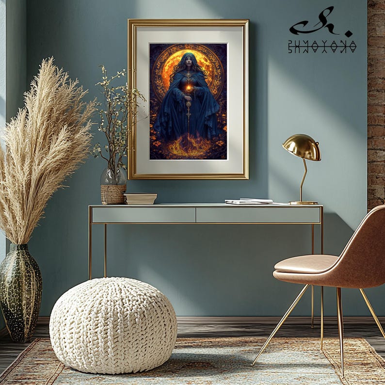 Hecate Goddess of Witchcraft Poster, Greek Goddess Hekate Wall Decor ...