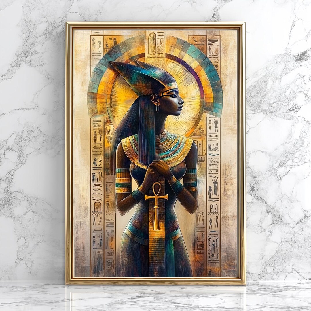 Egyptian Goddess Poster Print, Egyptian Art Decor, Ancient Egypt Art ...