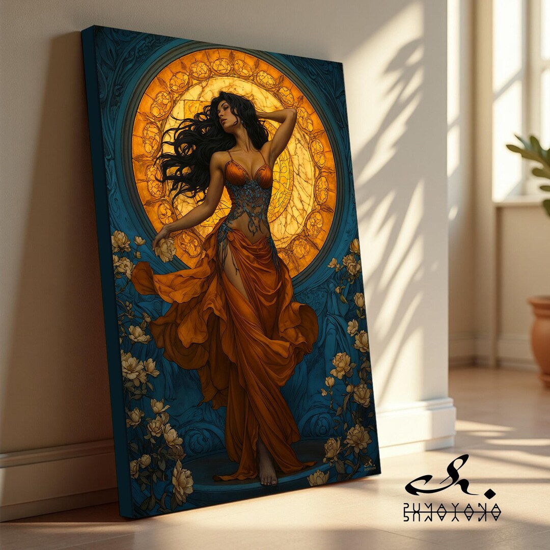 Aphrodite Love and Beauty Goddess Canvas Art, Greek Goddess Aphrodite ...