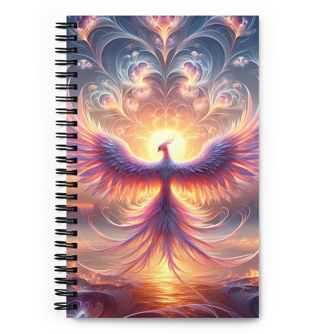 Spiral Notebook, Phoenix Journal, Blank Note Book, Dream Journal ...