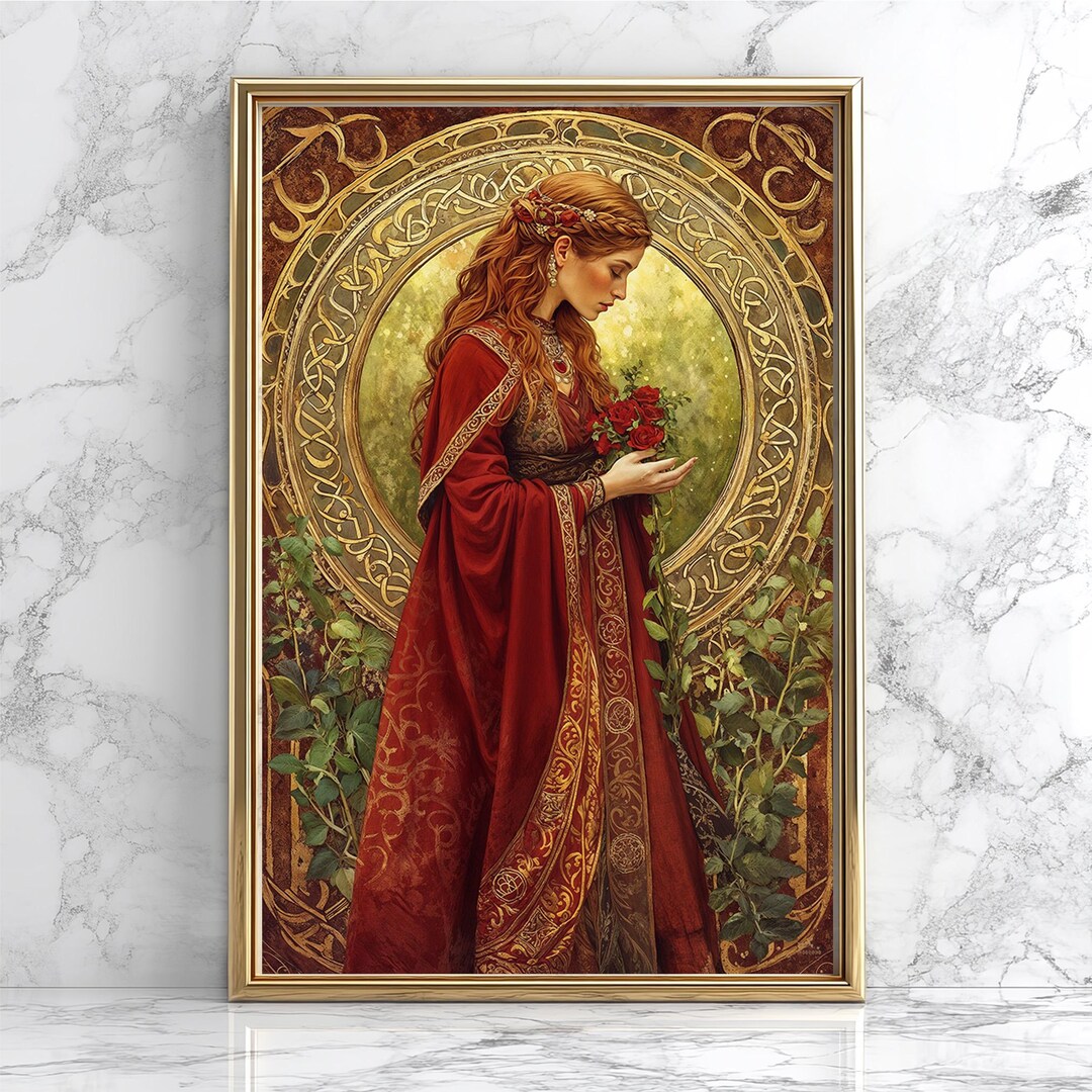 Celtic Goddess Wall Art: Visionary Feminine Spirit Decor - Etsy