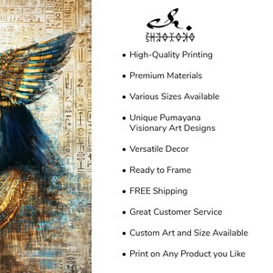 Cleopatra Egyptian Goddess Poster | Ancient Egypt Art Decor, Spiritual ...