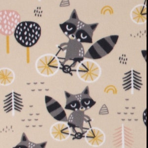 Raccons on Bikes Snood for Dogs, Great Dane/big Dog Snood, Bicycle ...