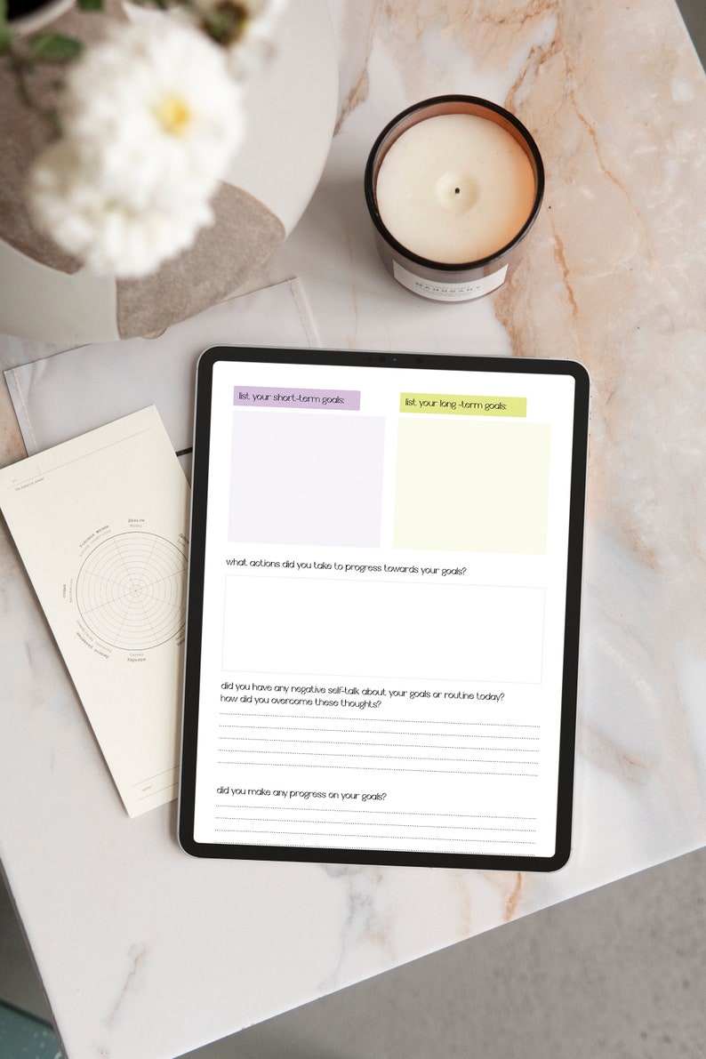 Mood Journal, Digital PDF Download, Self-help, Therapy Guide, Wellness ...