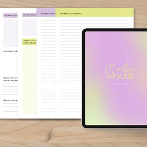 Mood Journal, Digital PDF Download, Self-help, Therapy Guide, Wellness ...