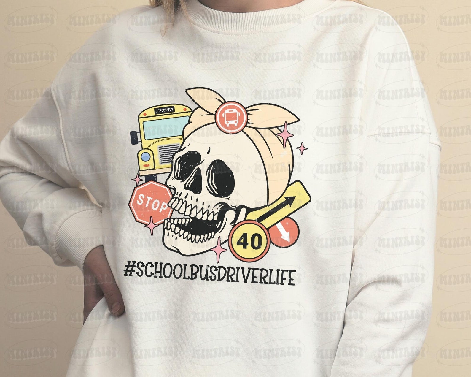 School Bus Driver Life Skeleton PNG Bus Driver Job Skeleton - Etsy