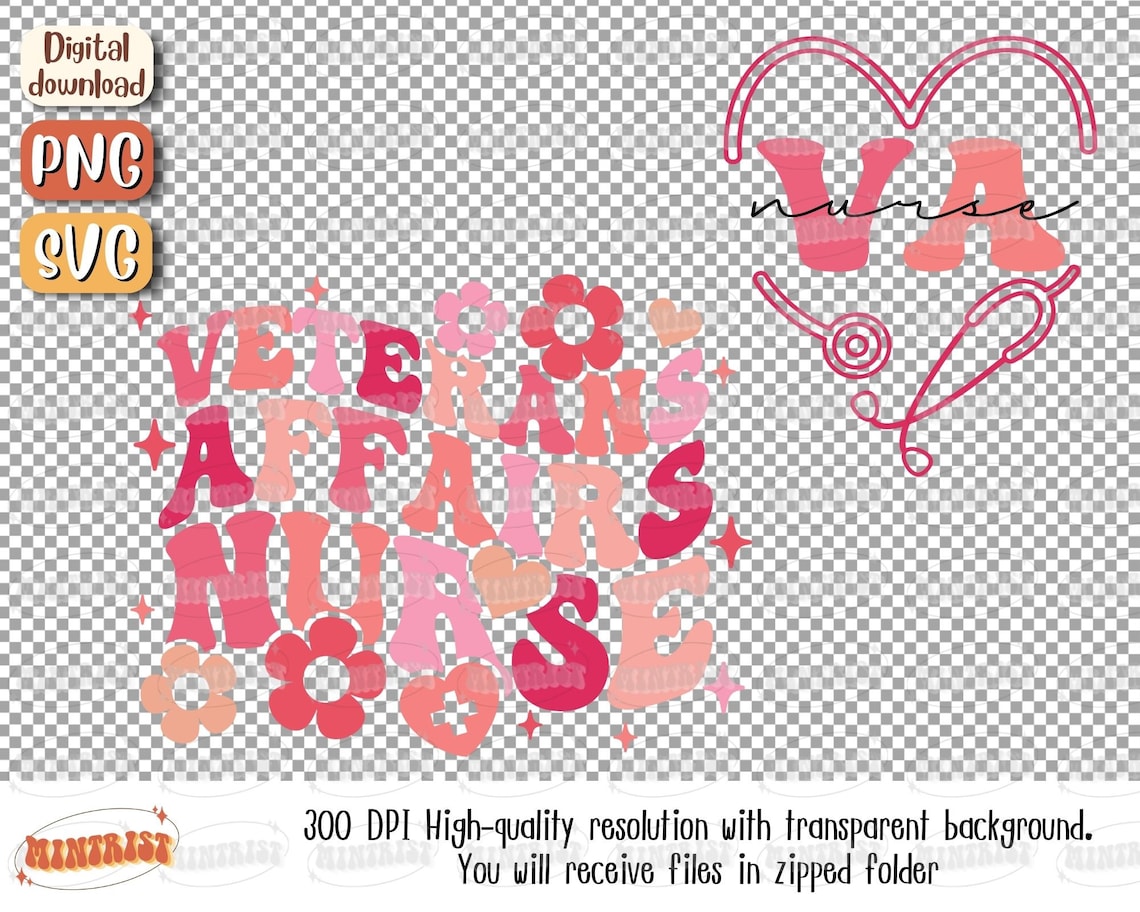 VA Nurse Svg, Veterans Affairs Nurse, Nurse Shirt Png, Files for Cricut ...